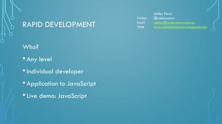 Rapid Fullstack Development | PDF