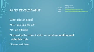 Rapid Fullstack Development | PPT