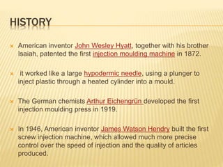 Rapid heating and cooling in injection moulding | PPTX