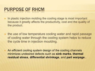 Rapid heating and cooling in injection moulding | PPTX