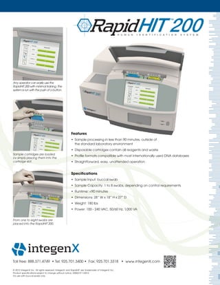 RapidHIT 200 HID System Flyer | PDF