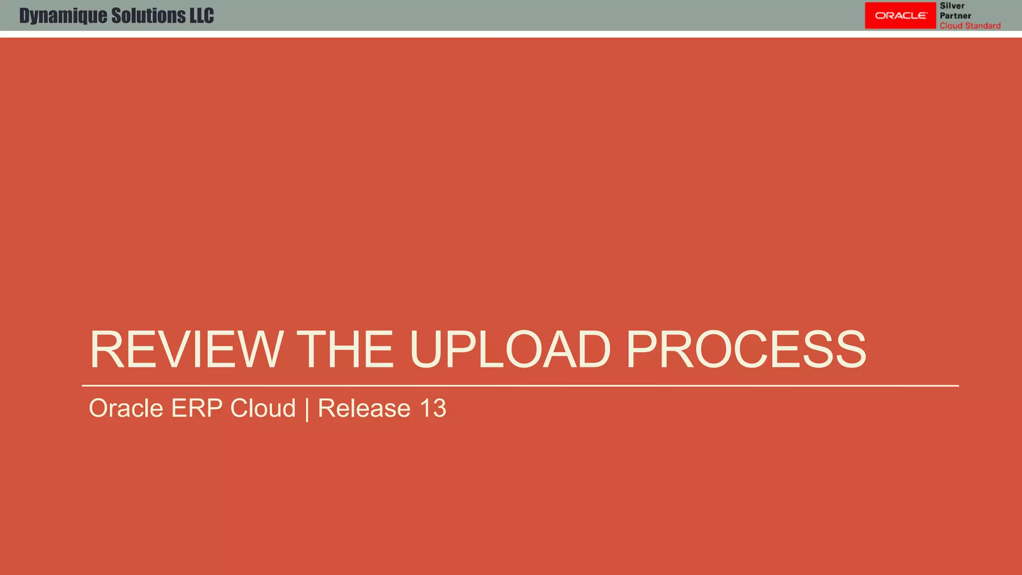 Rapid implementation Spreadsheets in Oracle ERP Cloud | PPTX