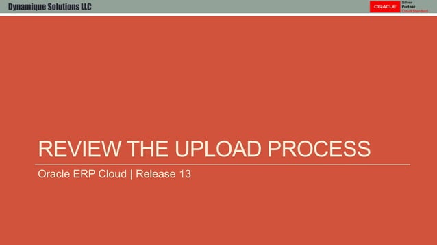 Rapid implementation Spreadsheets in Oracle ERP Cloud | PPTX | Cloud ...