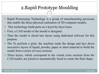 Rapid injection moulding | PPTX