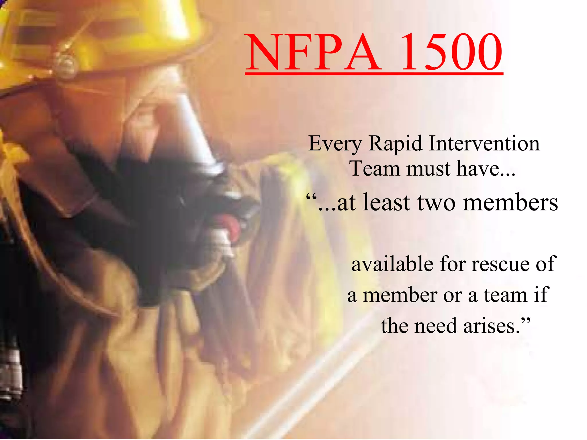 Rapid intervention teams 1 08 | PPT