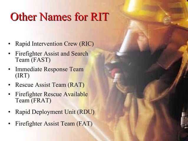 Rapid intervention teams 1 08 | PPT