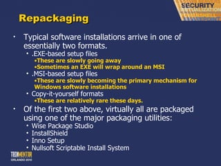 Rapidly deploying software | PPT | Operating Systems | Computer Software and Applications