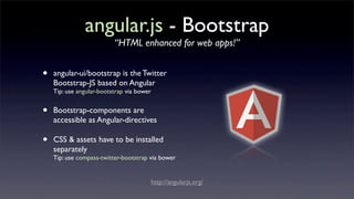 Rapidly scaffold your frontend with yeoman | PPT