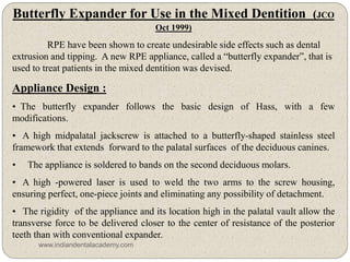 Rapid maxillary expansion in orthodontics | PPTX