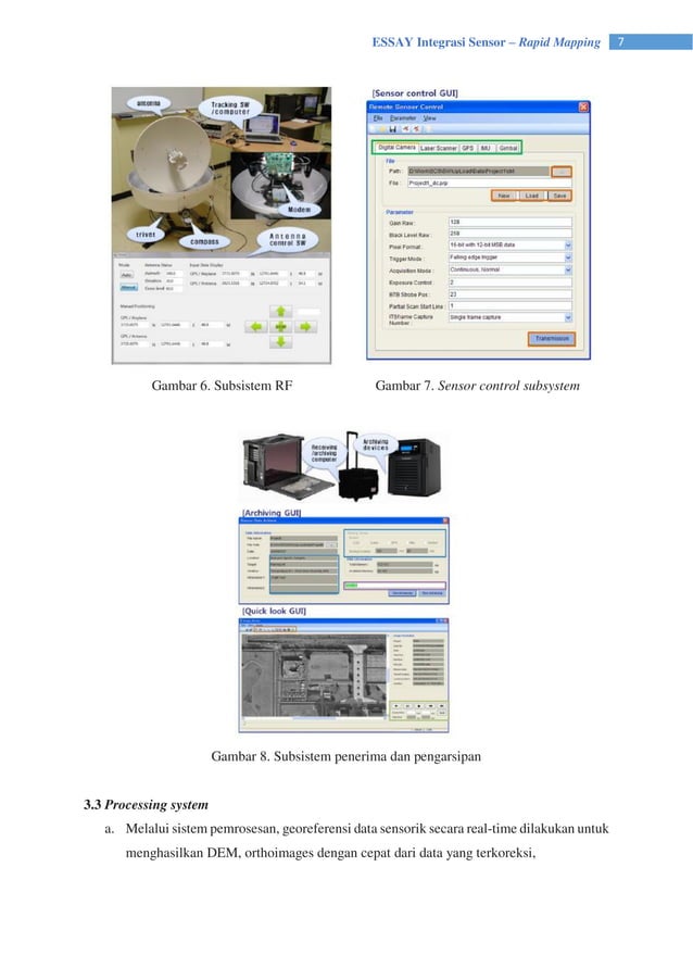 Integrasi Sensor - Rapid Mapping Using UAV (Unmanned Aerial Vehicle) | PDF