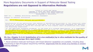 Rapid Methodologies for Biosafety Testing of Biologic Therapeutics ...