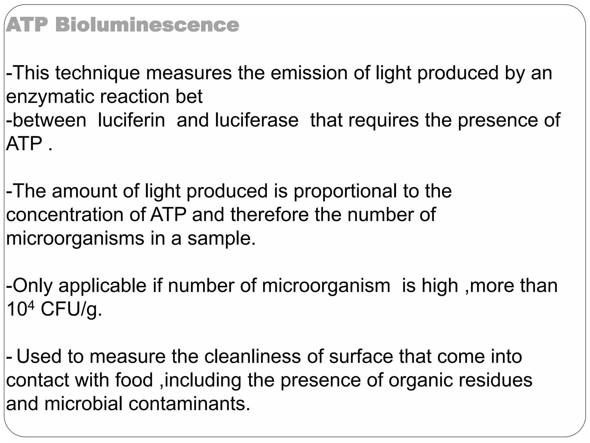 Rapid Methods Of Detection Of Food Borne Pathogens Pptx