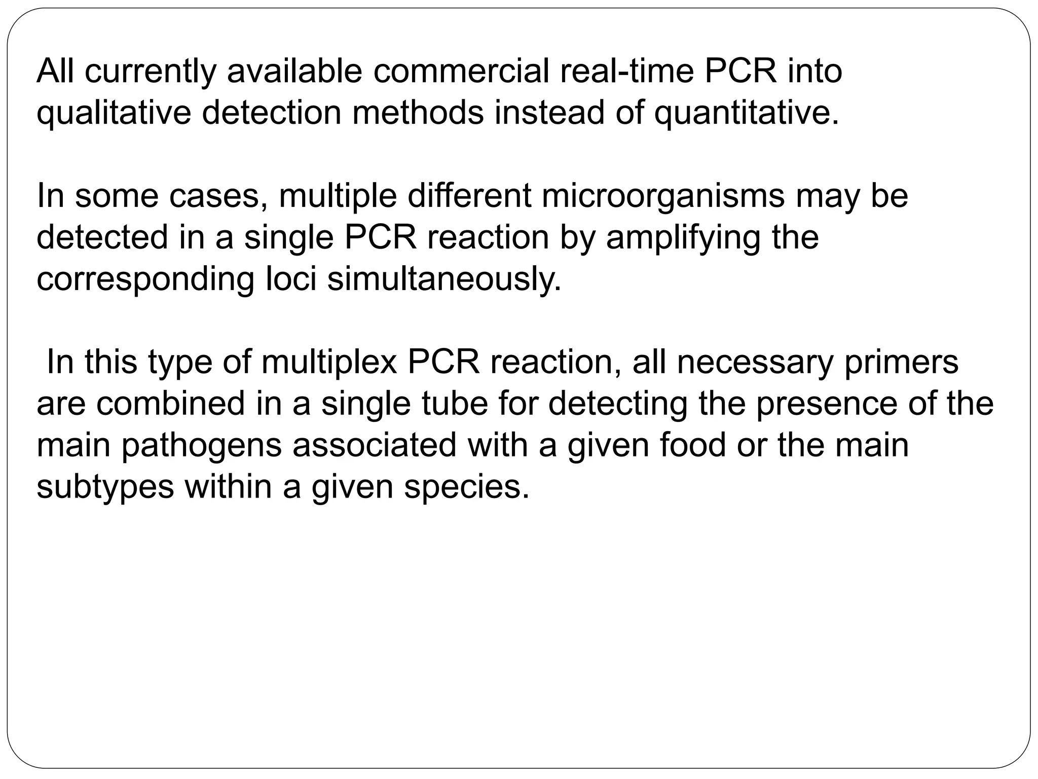 Rapid methods of detection of food borne pathogens | PPTX