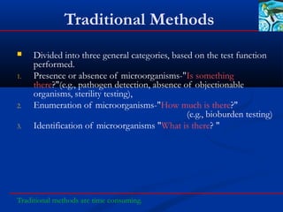 Rapid microbiological methods | PPT