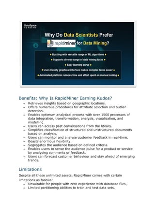 RapidMiner - From Data Mining To Decision Making In One Platform.pdf