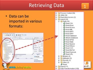 RapidMiner: Setting Up A Process | PPTX