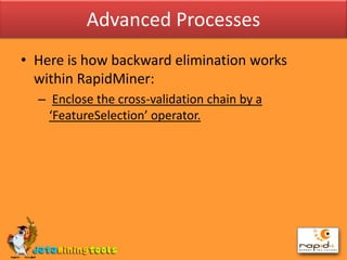 RapidMiner: Advanced Processes And Operators | PPTX