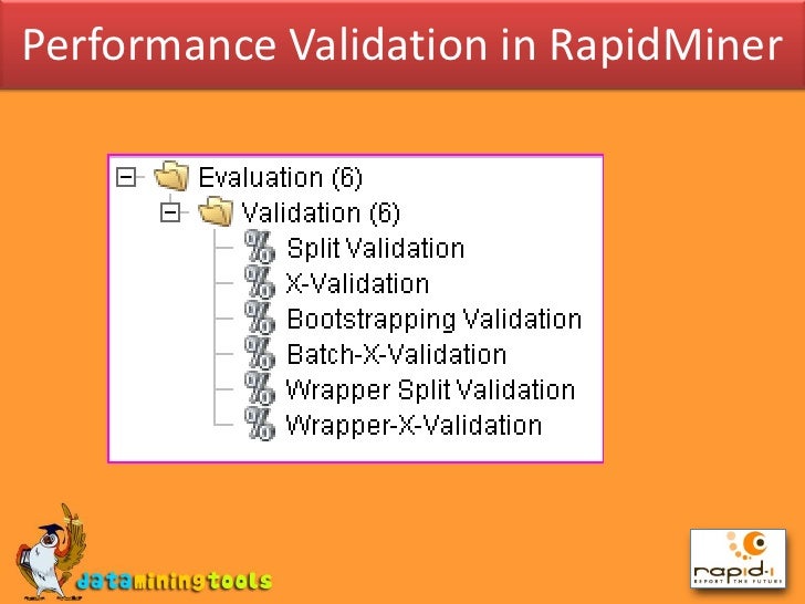 Rapidminer Performance Validation And Visualization