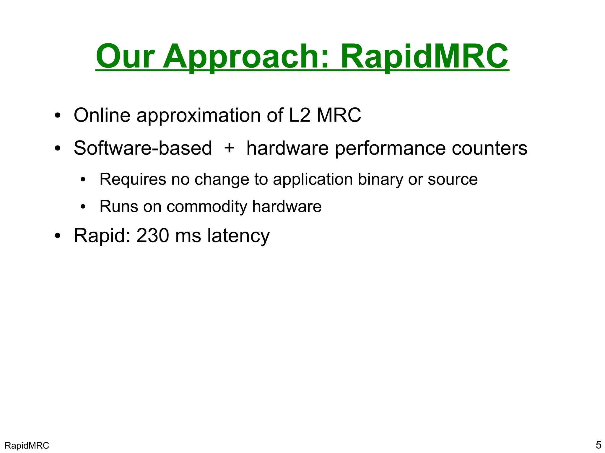RapidMRC | PPT