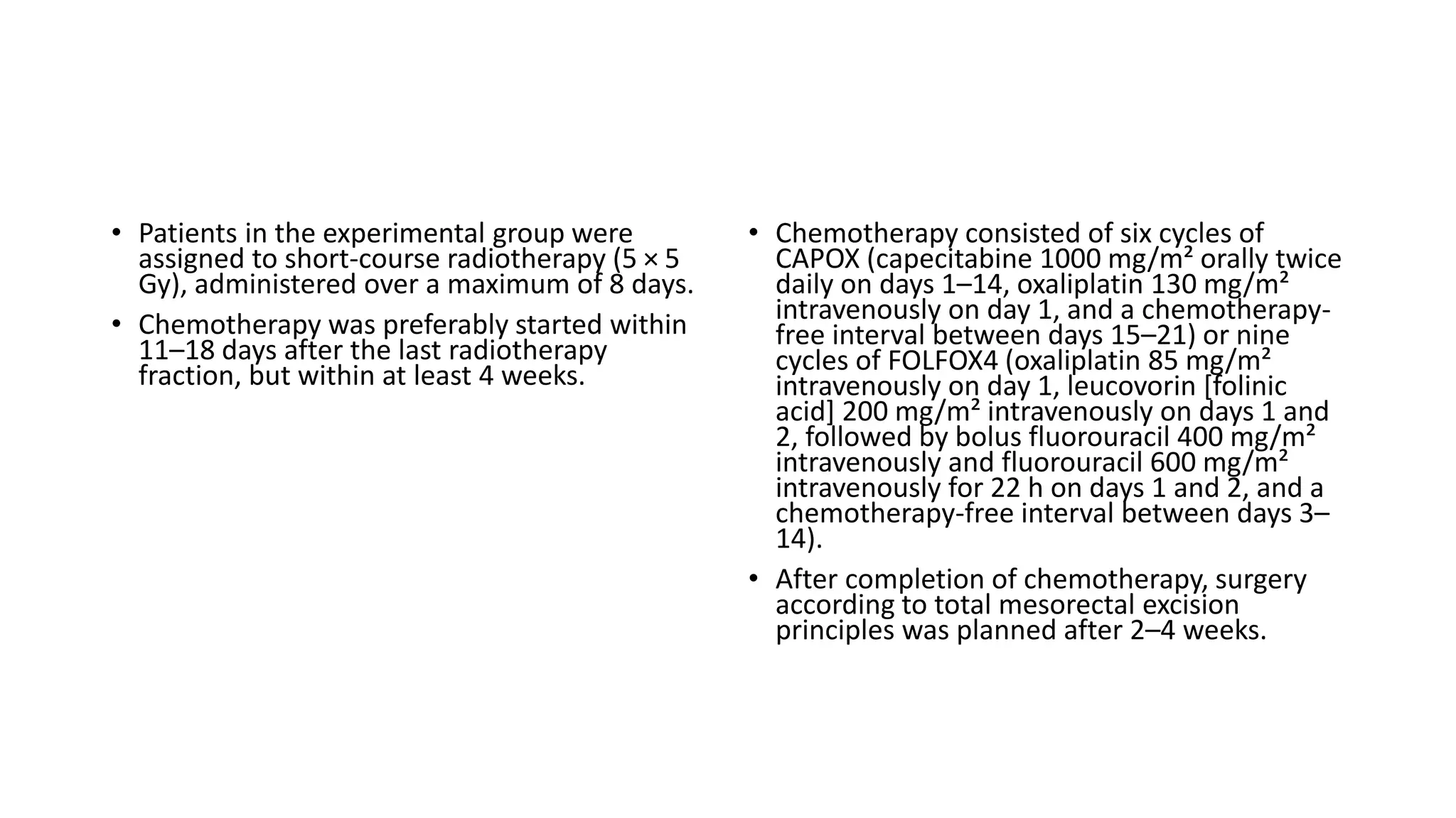 Rapido trial on total neoadjuvant in adeno CA | PPTX
