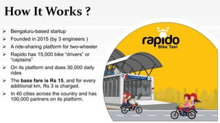 Rapido enters fast lane with | PPTX