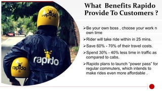 Rapido enters fast lane with | PPTX