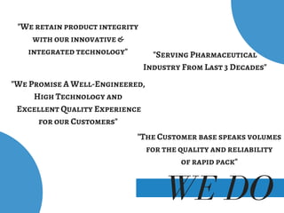 Rapid Pack Engineering Pvt. Ltd | PPT