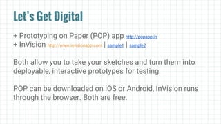 Rapid paper prototyping | PPT | Free Download