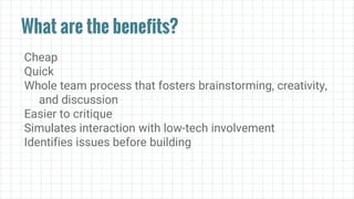 Rapid paper prototyping | PPT | Free Download