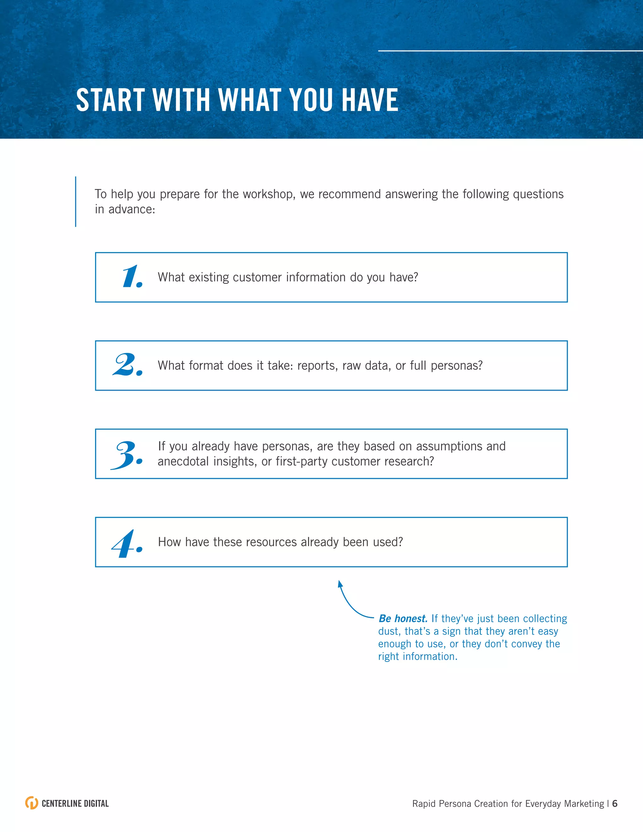 Rapid Persona Creation for Everyday Marketing | PDF