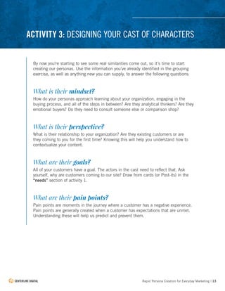 Rapid Persona Creation for Everyday Marketing | PDF