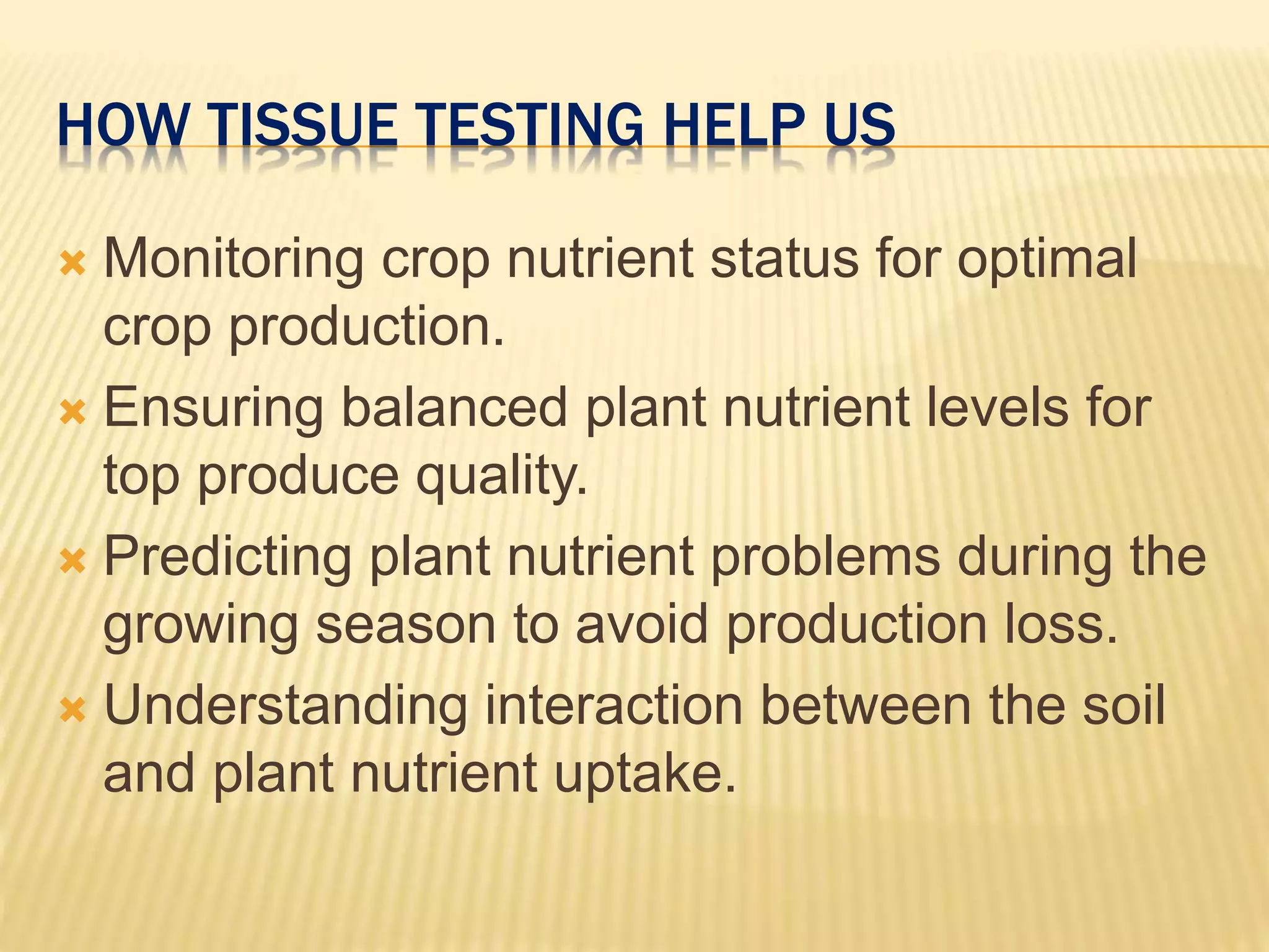 Rapid plant tissue test | PPTX