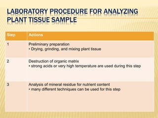 Rapid plant tissue test | PPTX