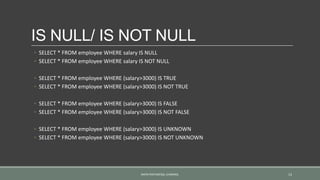 Rapid postgresql learning, part 4 | PPT