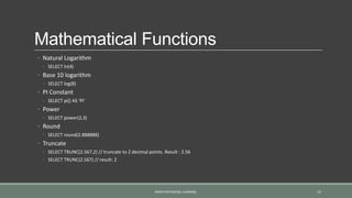 Rapid postgresql learning, part 4 | PPT