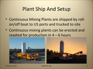 Twin Shaft Continuous Mix Plants by Rapid | PPT