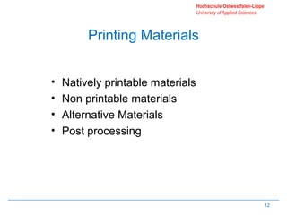 Additive Manufacturing in customizing Food | PPT