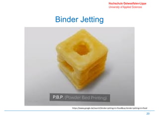 Additive Manufacturing in customizing Food | PPT