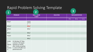 Rapid problem solving | PDF