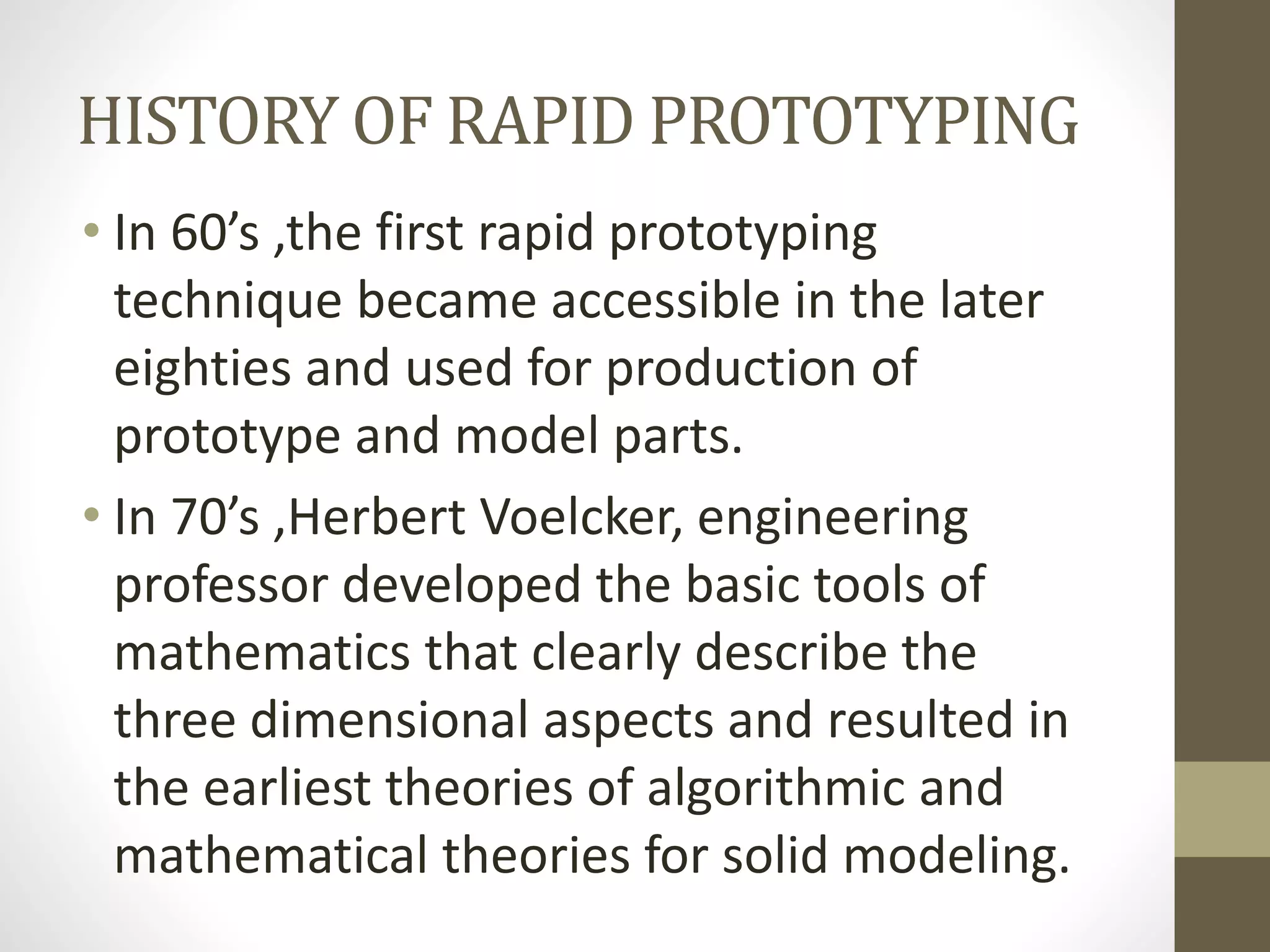 Rapid-prototyping ( mechanical ) | PPTX