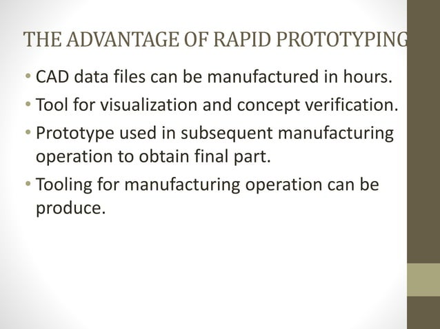 Rapid-prototyping ( mechanical ) | PPTX