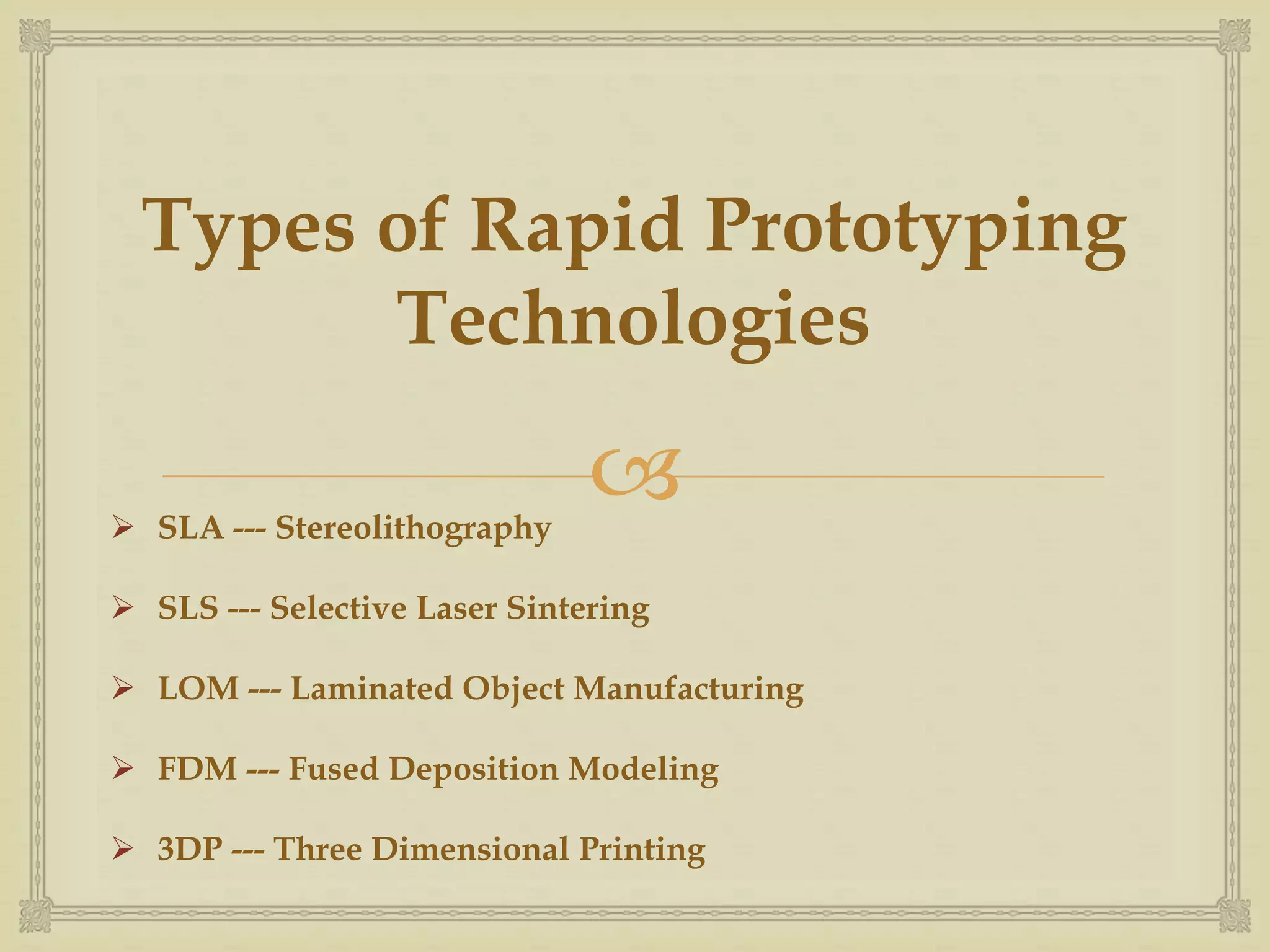 Rapid prototyping | PPTX