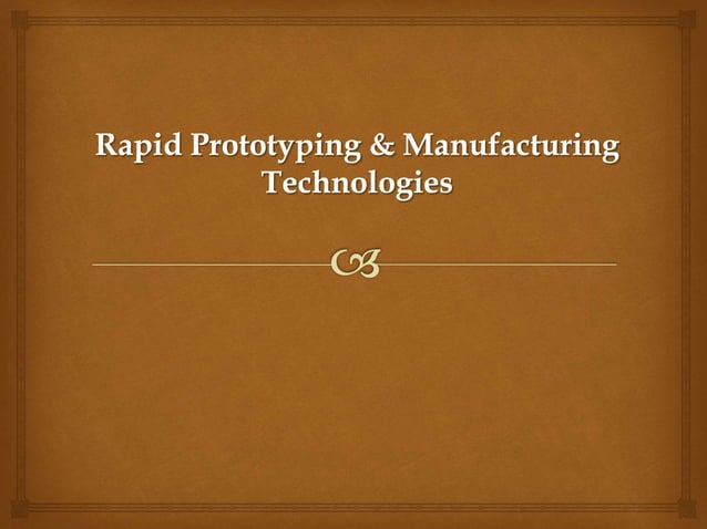 Rapid prototyping | PPTX