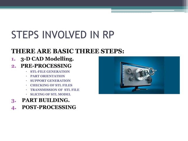 Rapid prototyping | PPTX | Computing | Technology & Computing