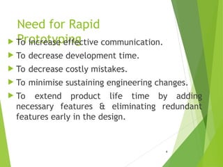 RAPID MANUFACTURING PROCESS NOTES-PPT-INTRODUCTION | PPT