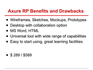 Rapid prototyping and axure rp part 1 | PPT | Web Design and HTML | Internet