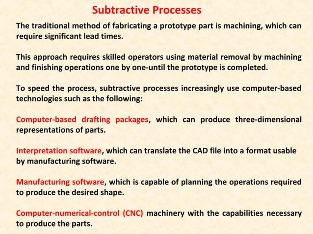 Rapid prototyping and tooling | PPT