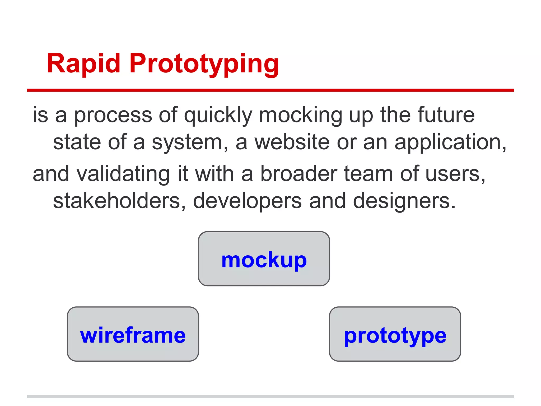 Rapid Prototyping & Axure RP | PDF
