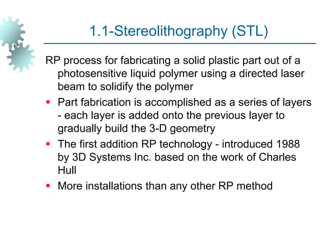 rapid_prototyping classification.ppt | 3-D Graphics | Computer Software ...