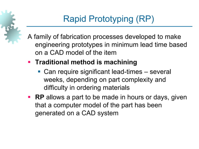 rapid_prototyping classification.ppt | 3-D Graphics | Computer Software ...
